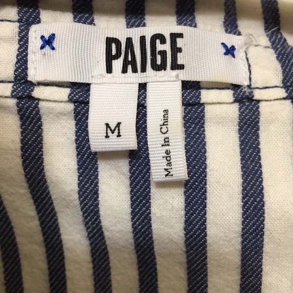 PAIGE | Dresses | Paige Denim Alice Dress In Voyage Stripe Med | Poshmark